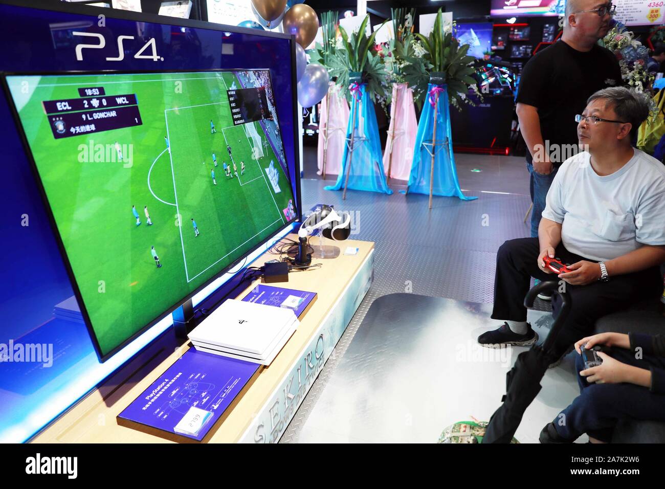 Locals experience PlayStation, a video gaming brand that consists of ...