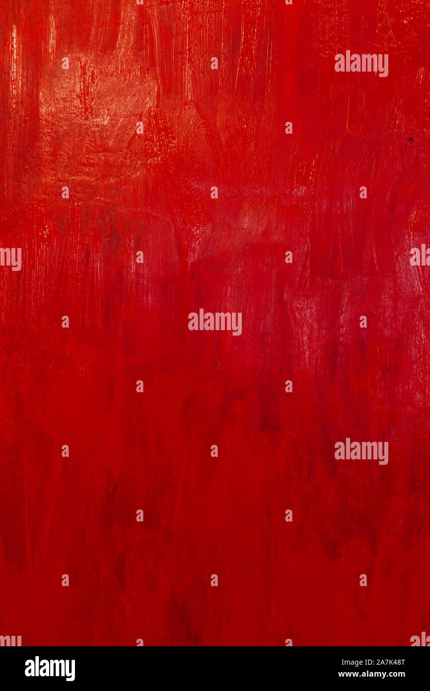 wall painted red paint background texture color Stock Photo - Alamy