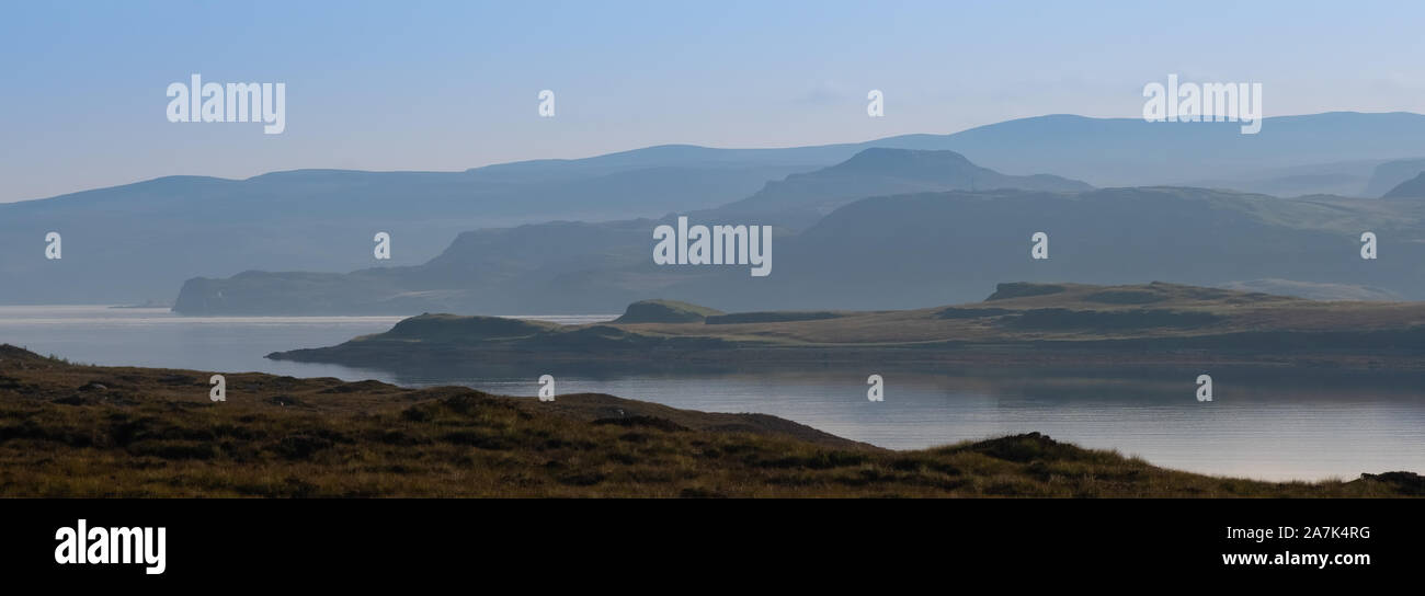 Gorgeous landscapes in the far north of the Scottish highlands along ...