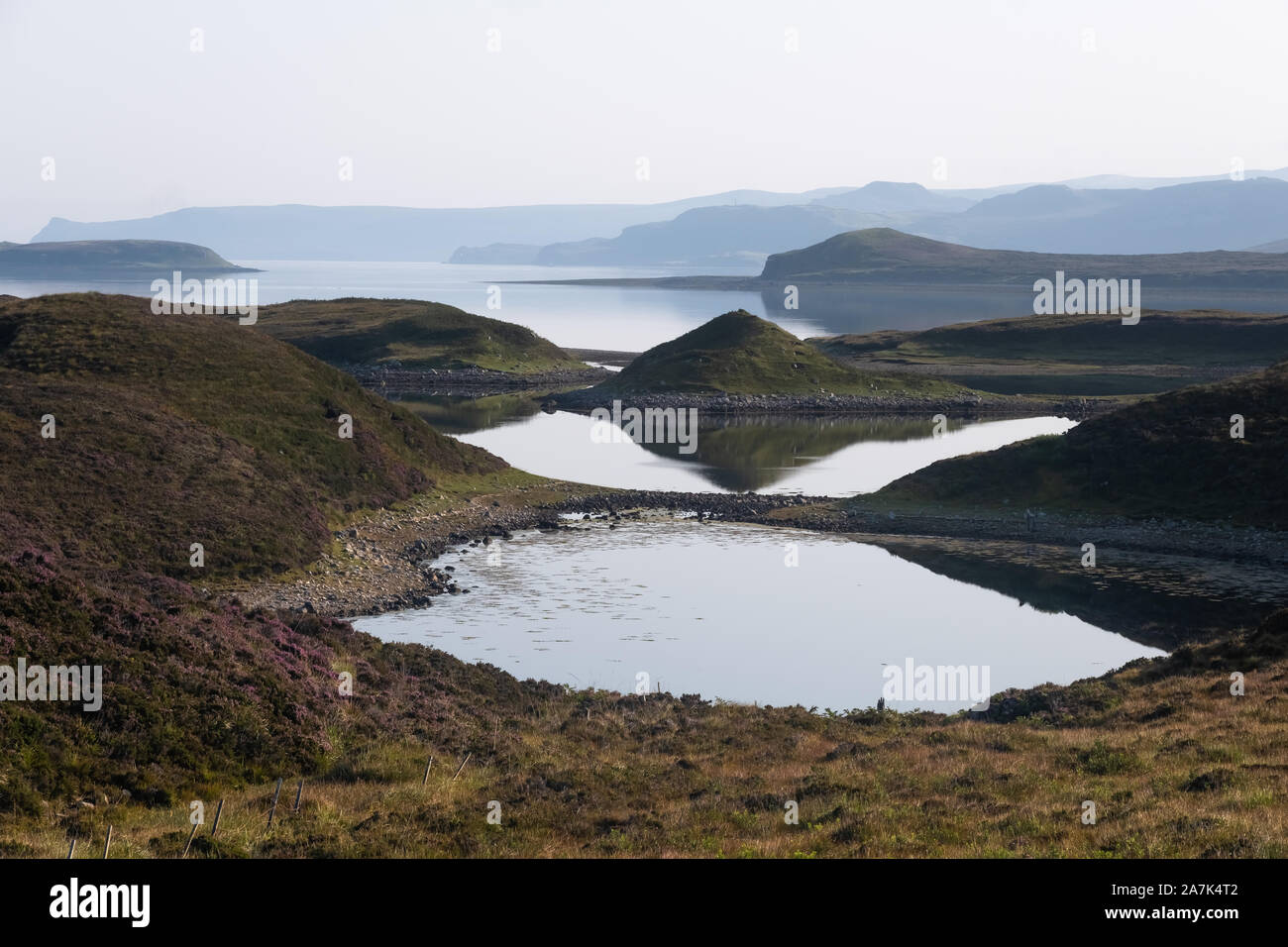Gorgeous landscapes in the far north of the Scottish highlands along ...
