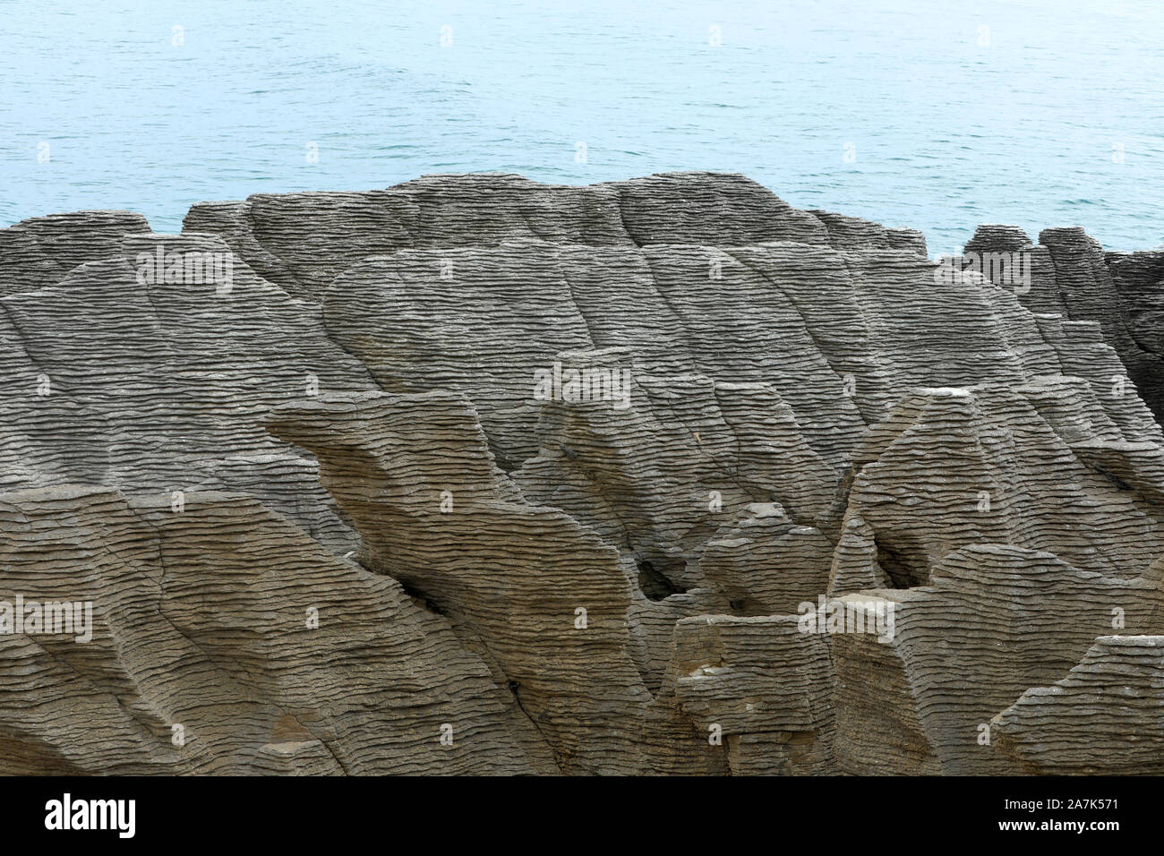 Pancake Rocks New Zealand Stock Photo - Alamy