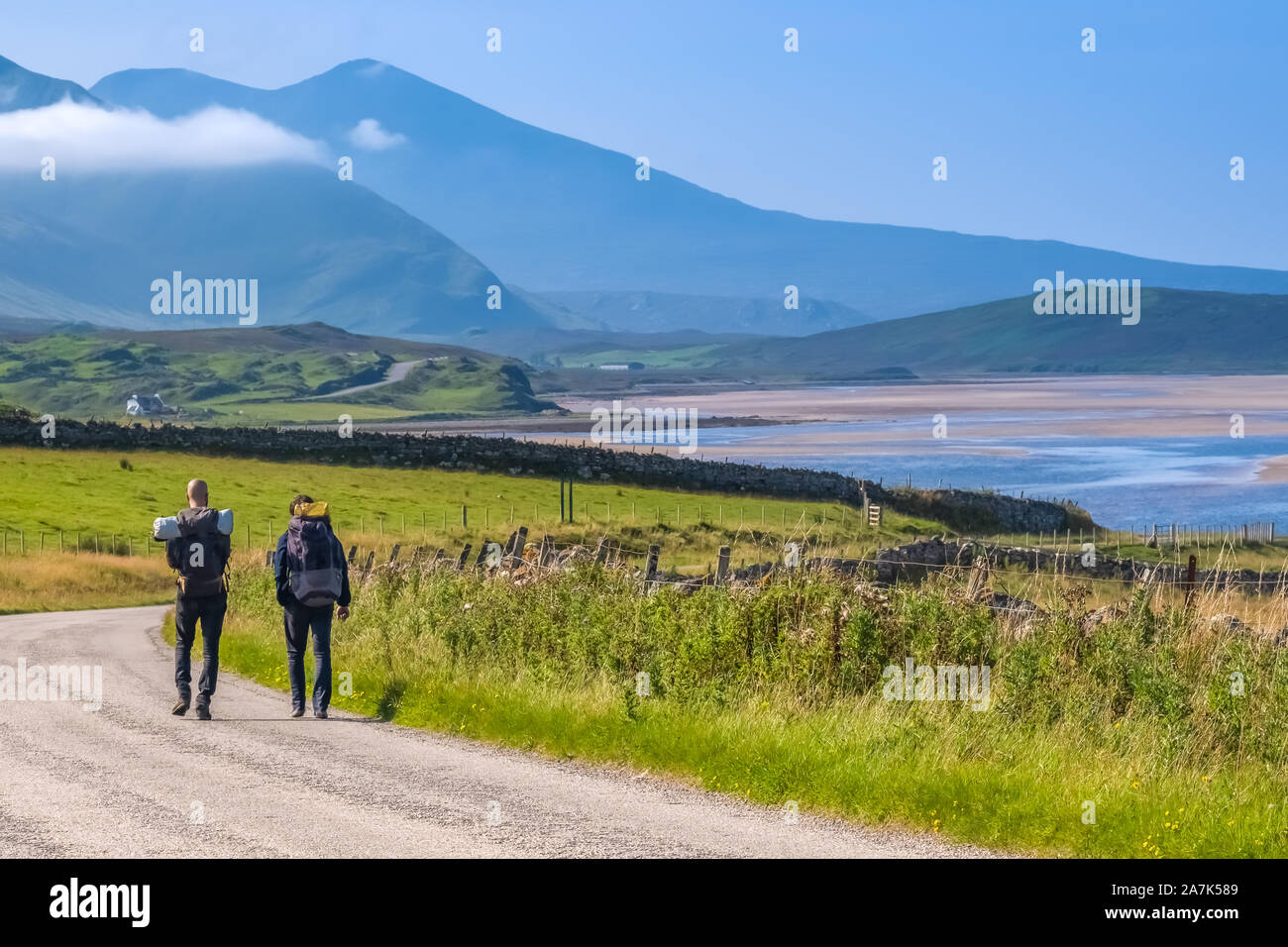 Hiking the iconic Naorth Coast 500 Route (NC500) in the far north of ...