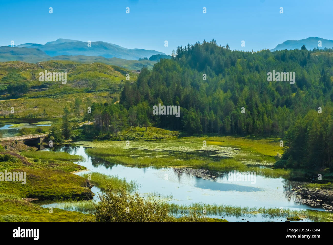 Gorgeous landscapes in the far north of the Scottish highlands along ...