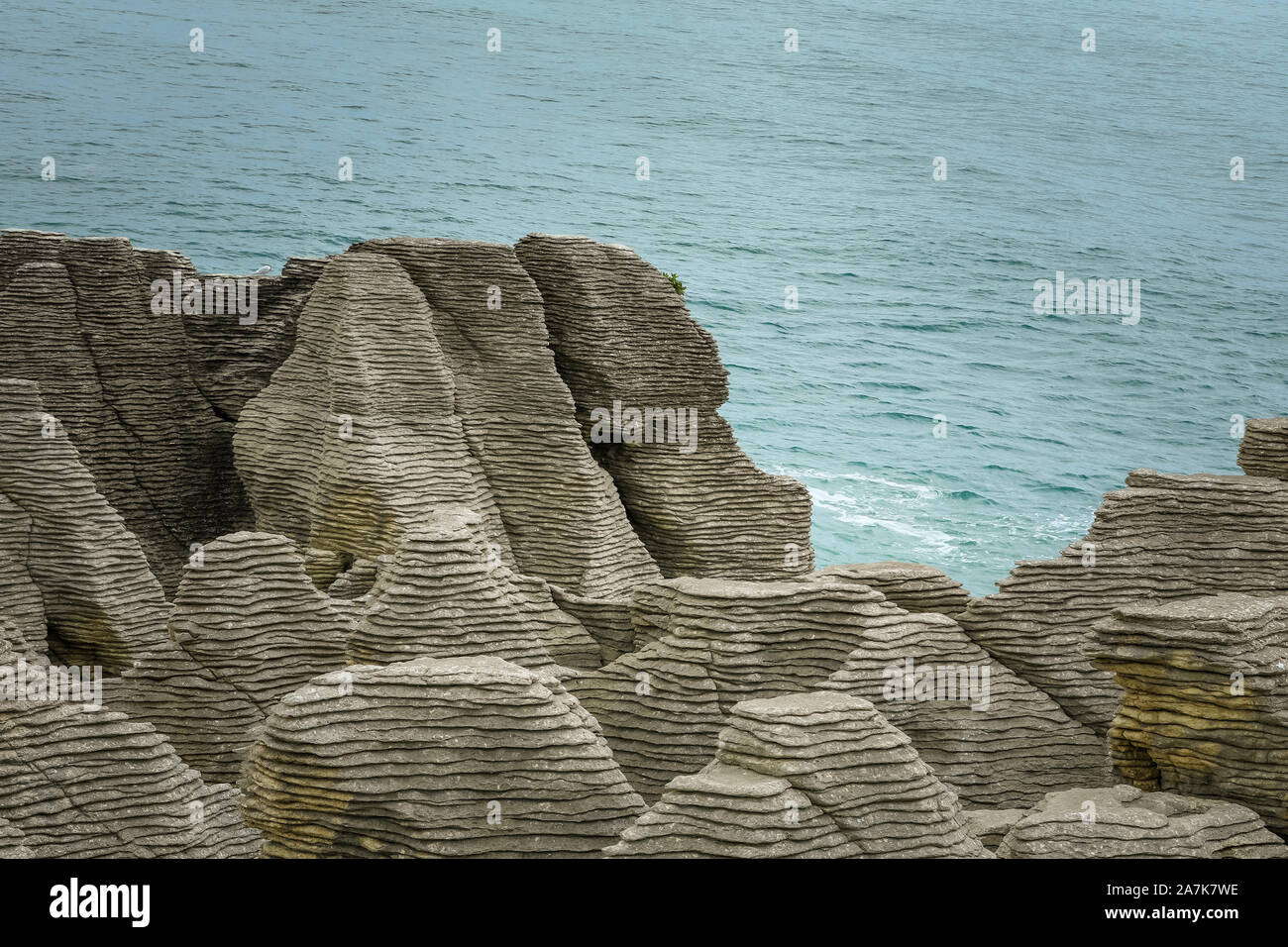 Pancake Rocks New Zealand Stock Photo - Alamy