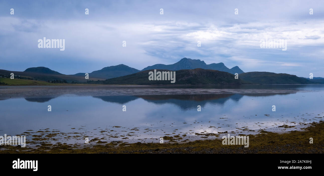 Gorgeous landscapes in the far north of the Scottish highlands along ...