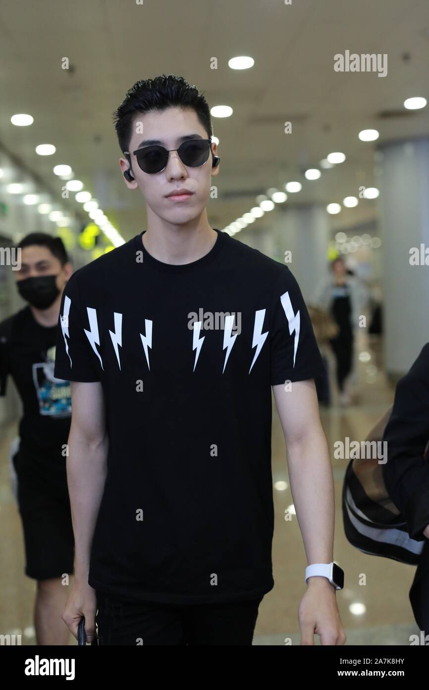 Chinese singer and member of the C-pop group BBT and Nine Percent Zhang ...