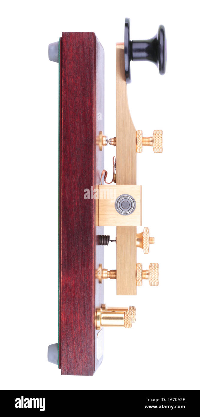 Morse Key Isolated Stock Photo - Alamy