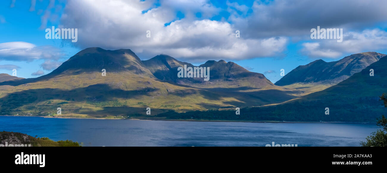 Gorgeous landscapes in the far north of the Scottish highlands along ...