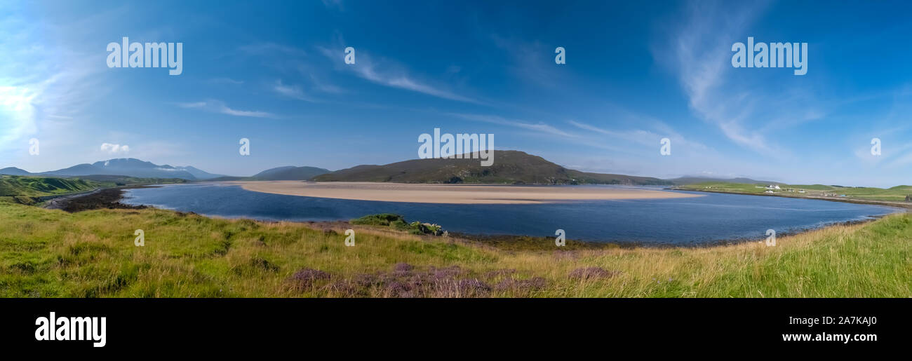 Gorgeous landscapes in the far north of the Scottish highlands along ...
