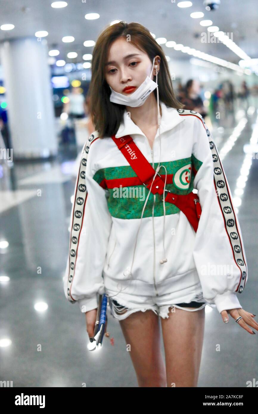 Chinese singer and actress Wu Xuanyi of Chinese pop group Rocket Girls ...
