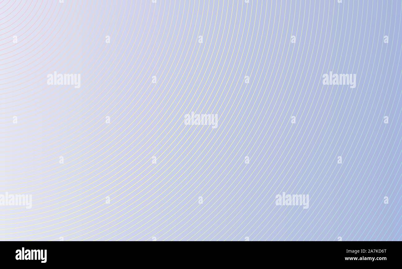 Abstract light blue background with lines and circles. Vector ...