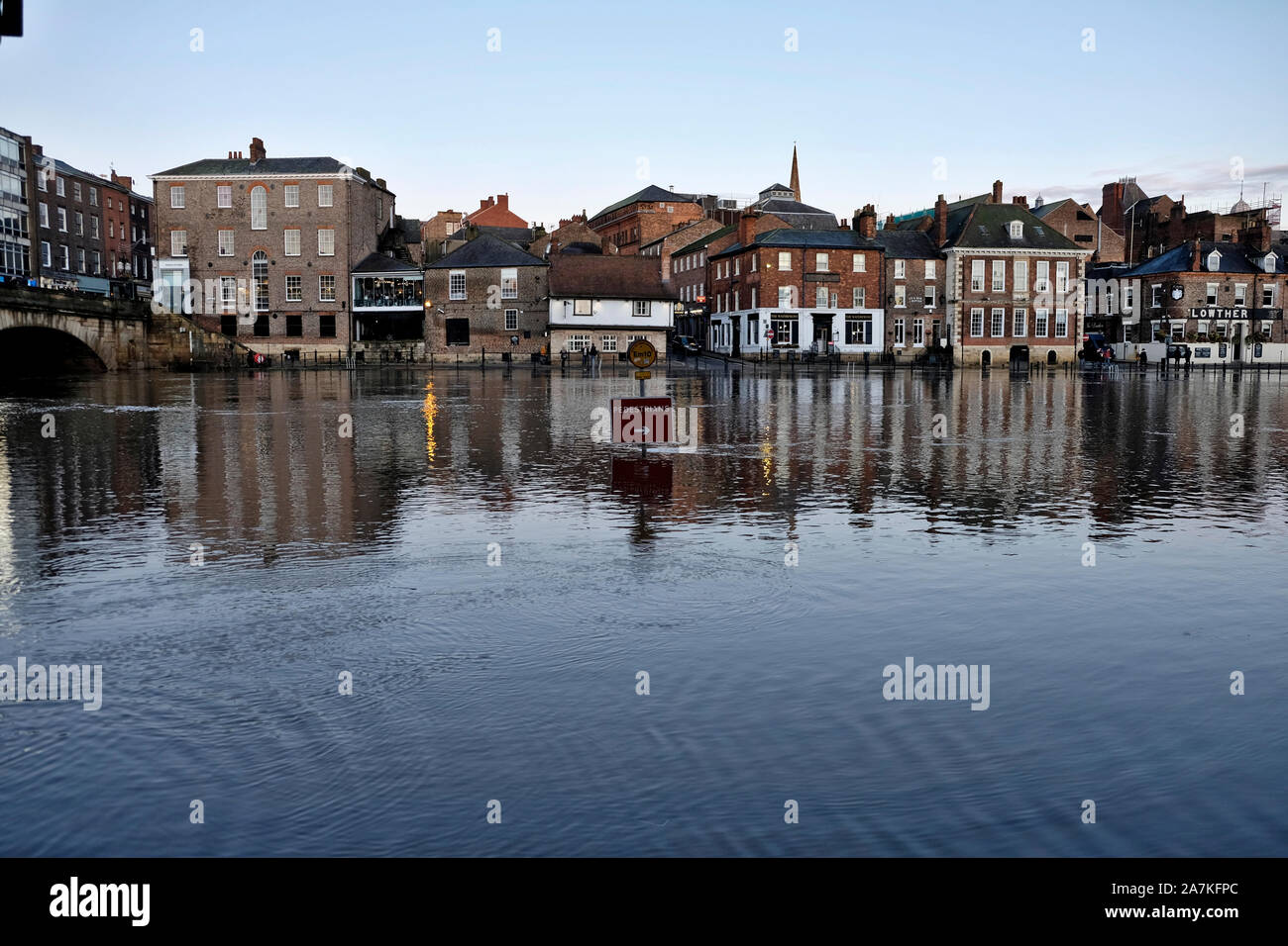 River Ouse flooding Stock Photo - Alamy