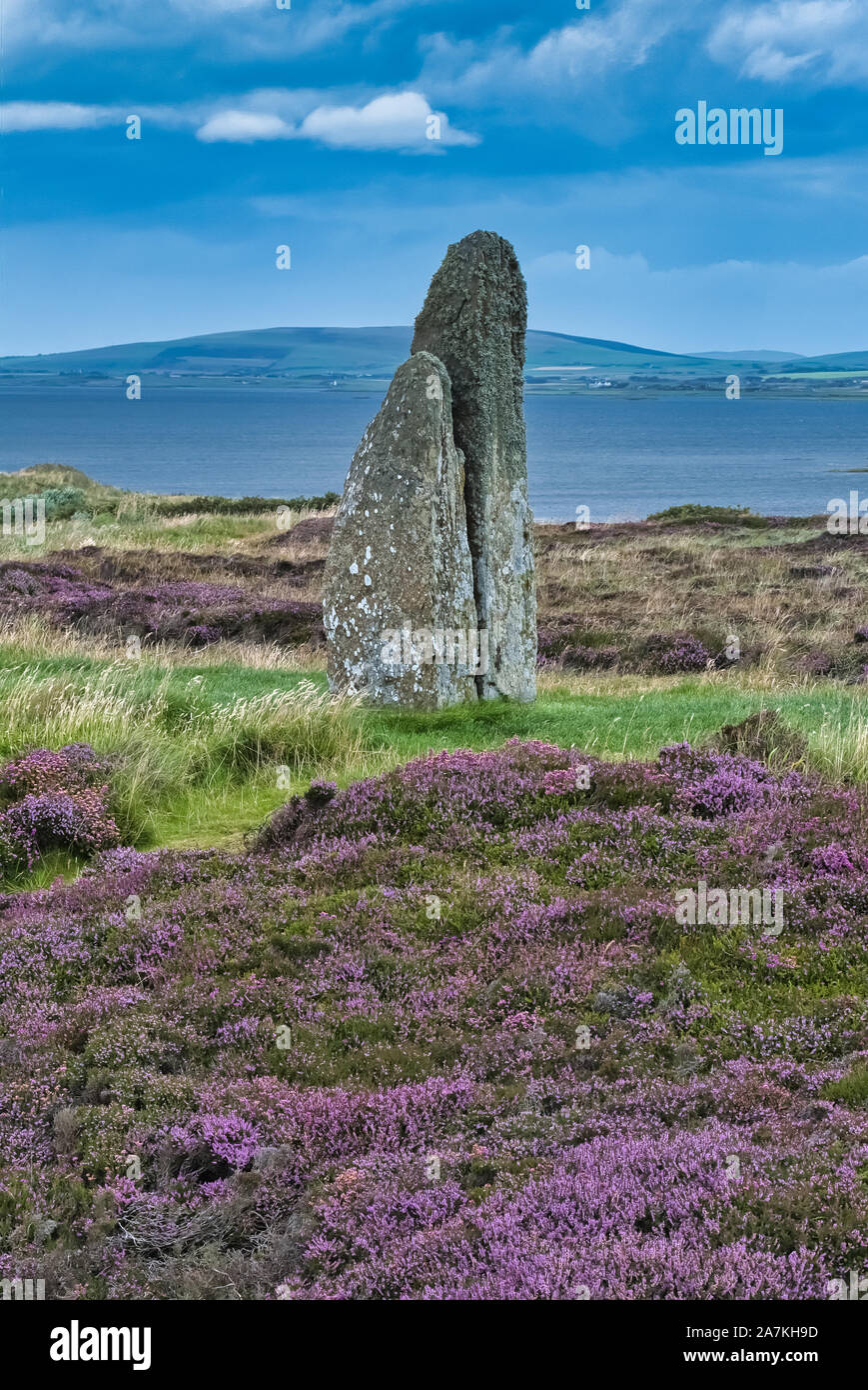 The Ring of Brodgar, a Neolithic henge and stone circle on the largest ...
