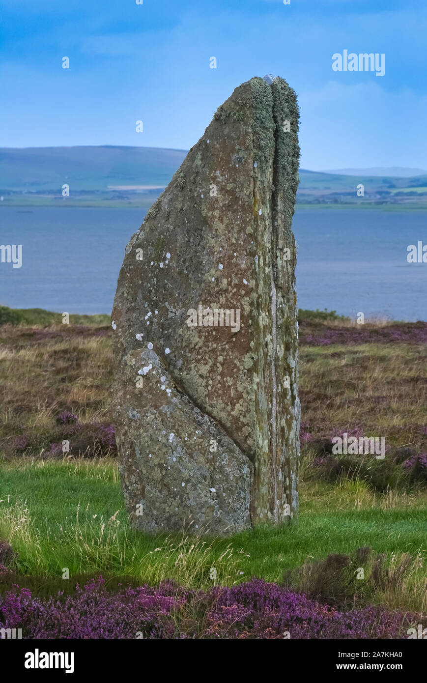 The Ring of Brodgar, a Neolithic henge and stone circle on the largest ...