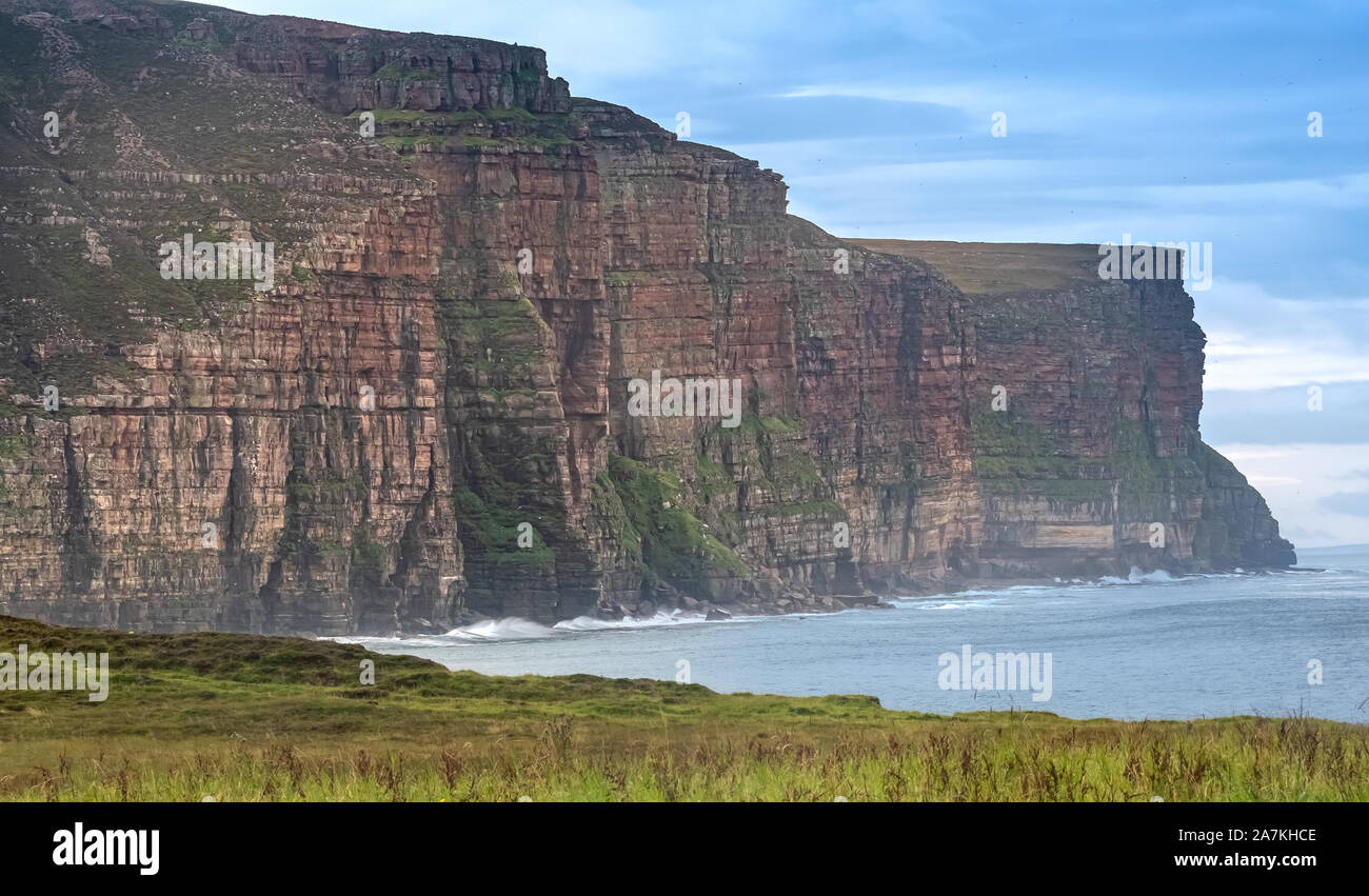 Rackwick Bay, a crofting township on the island of Hoy and considered ...