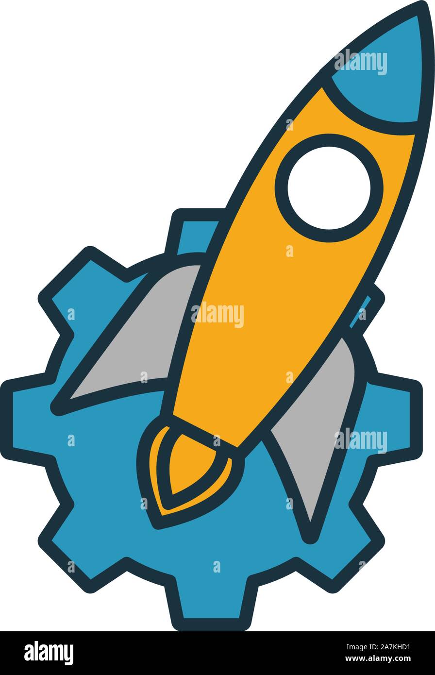 Launch icon. Simple element from startup icons collection. Creative ...