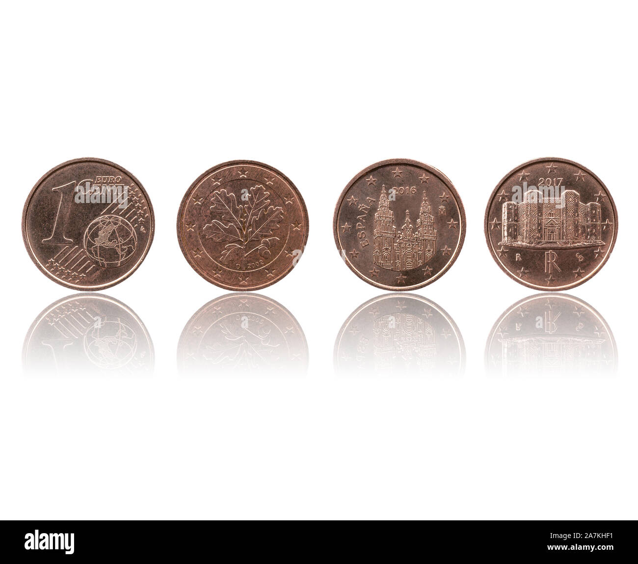 Euro coin both sides hi-res stock photography and images - Alamy