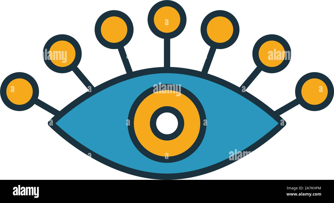 Vision icon. Simple element from startup icons collection. Creative ...