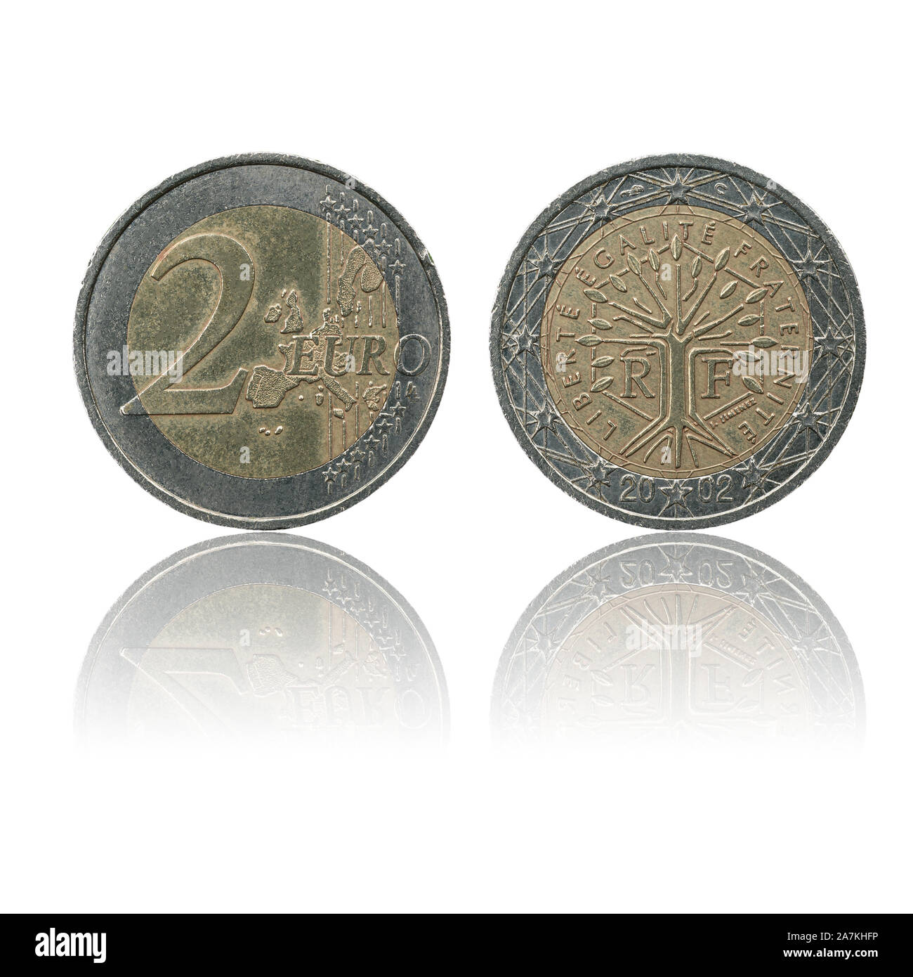 Euro coin both sides hi-res stock photography and images - Alamy