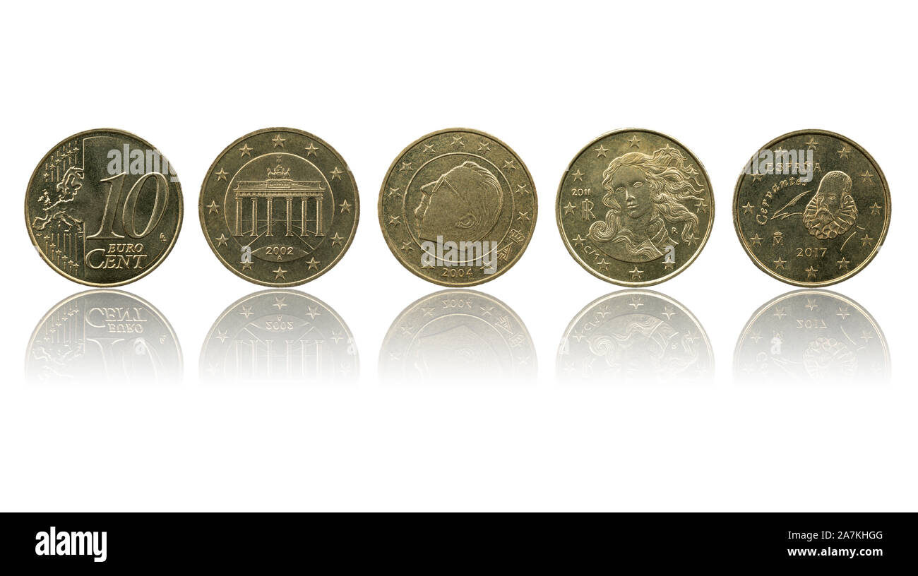 Euro coin both sides hi-res stock photography and images - Alamy