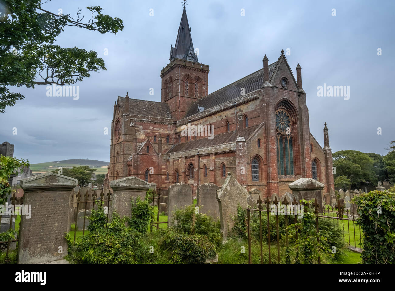 St Magnus Cathedral, Kirkwall, Mainland of the Orkney Islands, Scotland ...