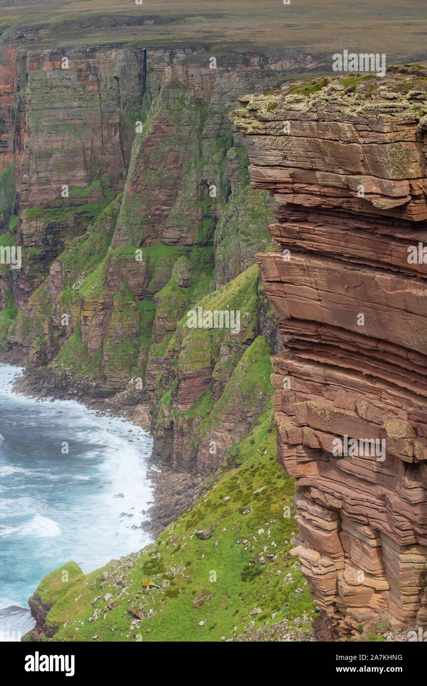 Rackwick Bay, a crofting township on the island of Hoy and considered ...