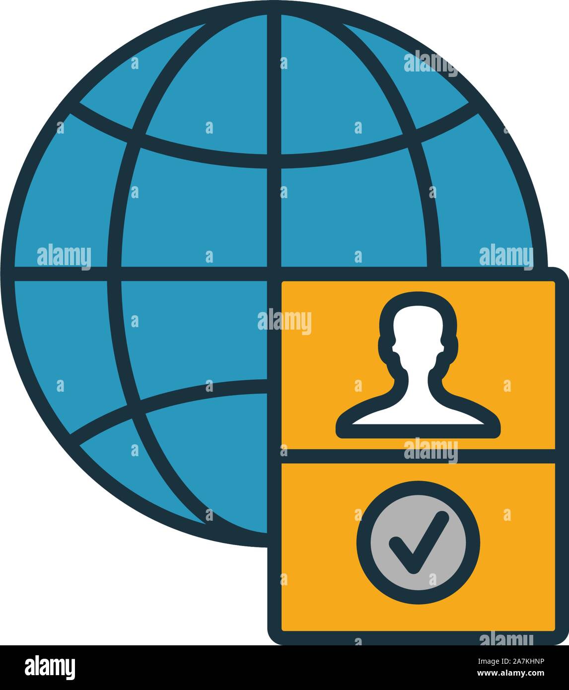 Visa icon. Simple element from icons collection. Creative Visa icon ui ...