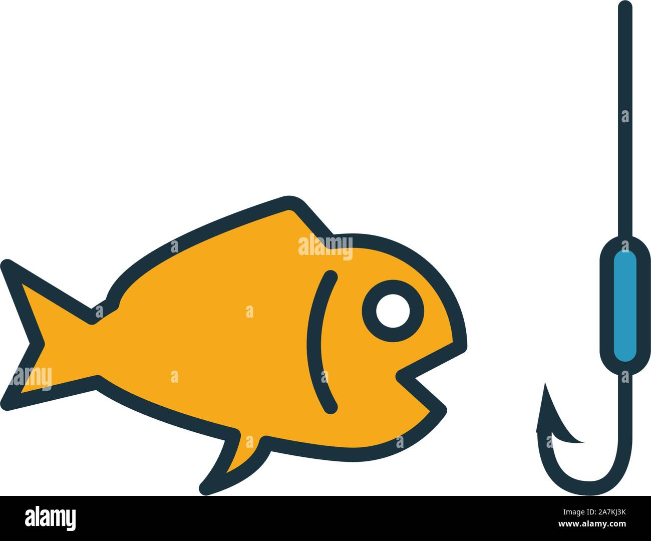 Fishing icon. Simple element from tourism icons collection. Creative ...