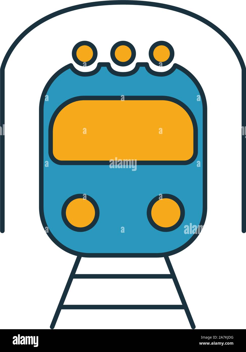 Metro icon. Simple element from transport icons collection. Creative ...