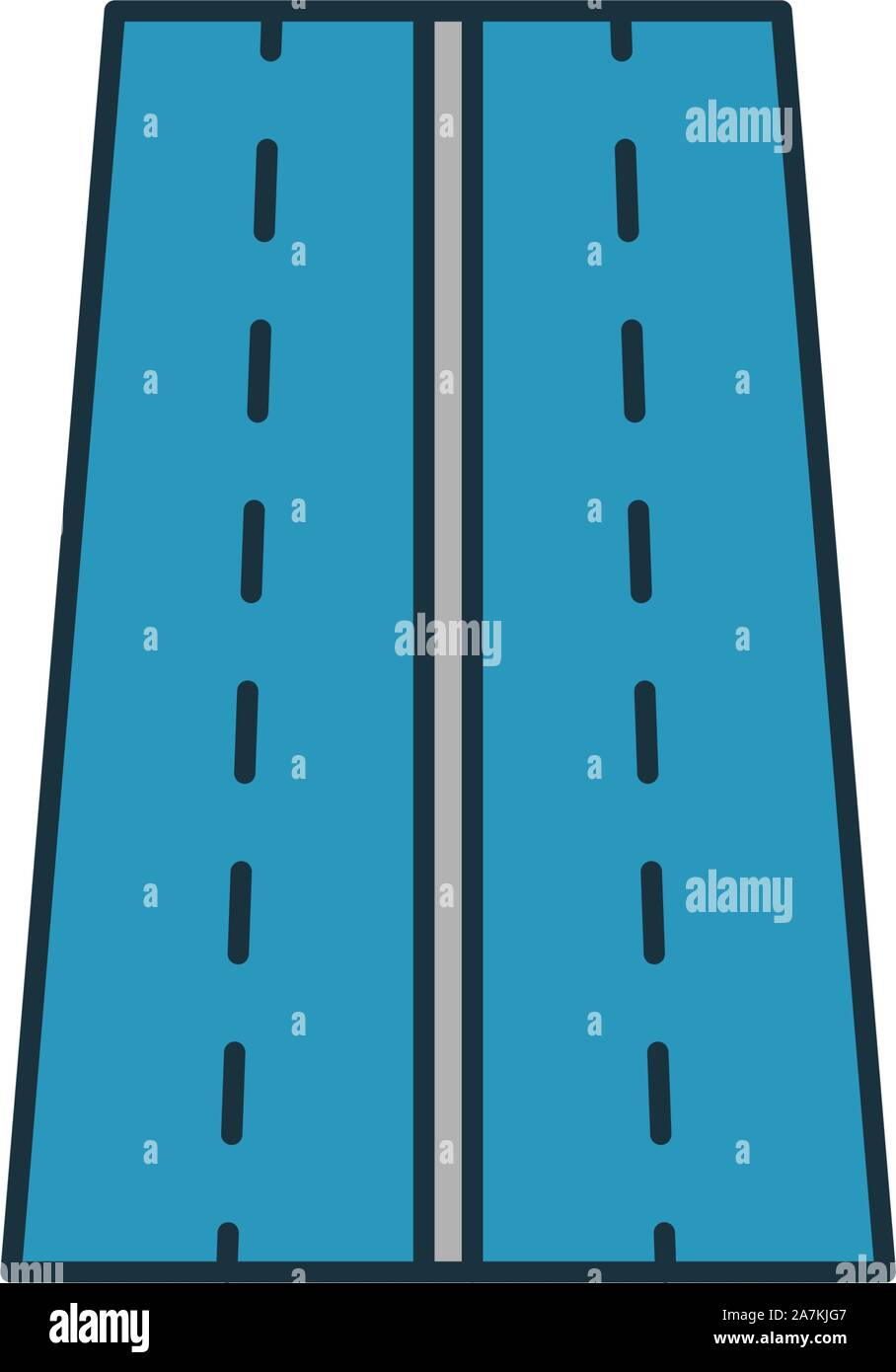 Road icon. Simple element from transport icons collection. Creative ...