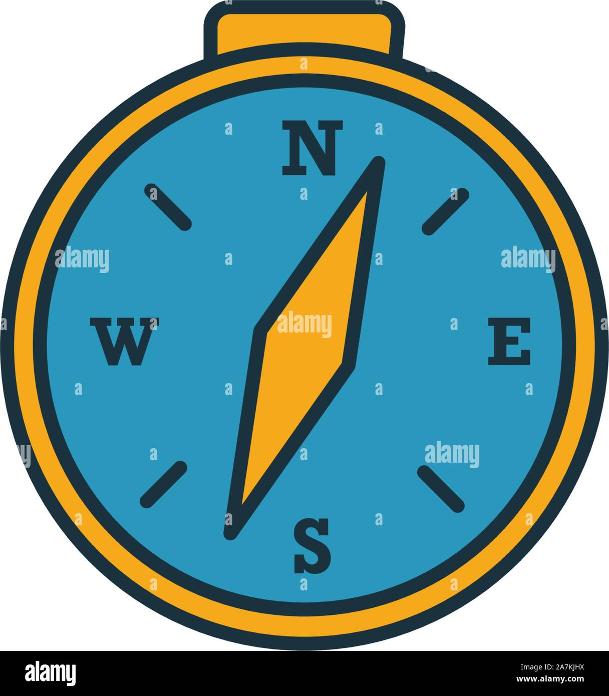 Compass icon. Simple element from travel icons collection. Creative ...