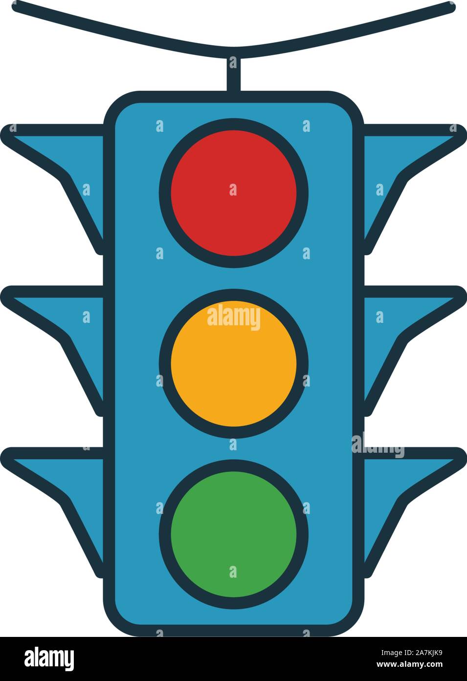 Traffic Light icon. Simple element from transport icons collection ...