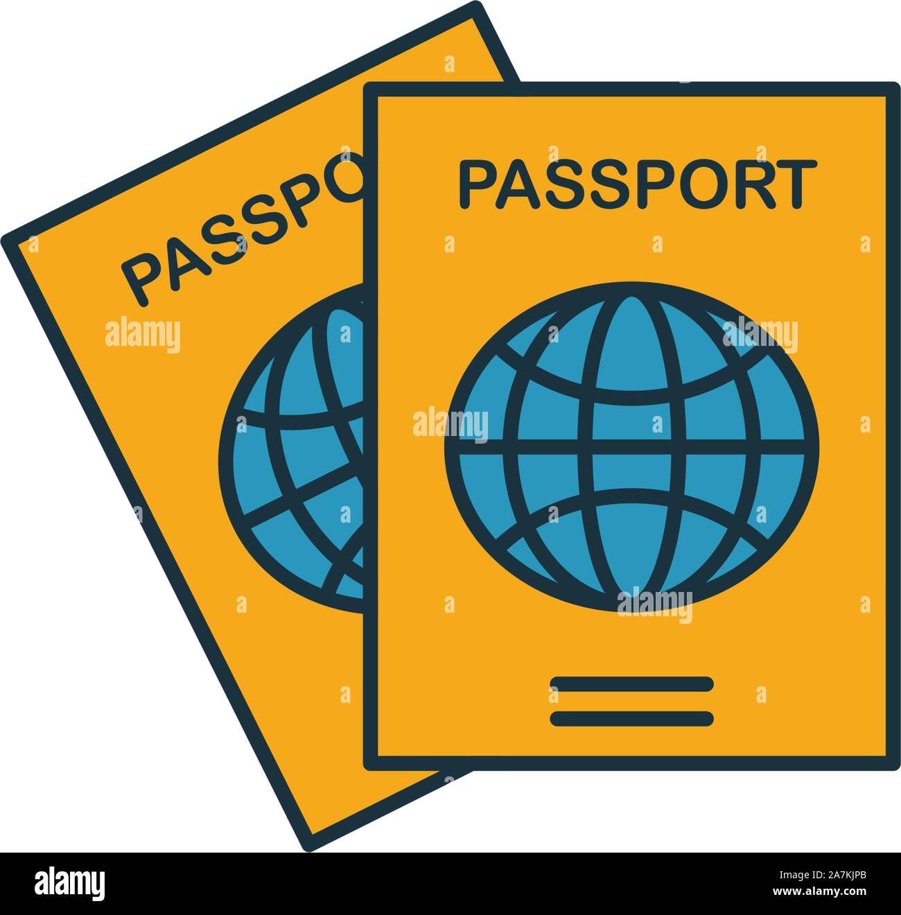 Passport icon. Simple element from travel icons collection. Creative ...