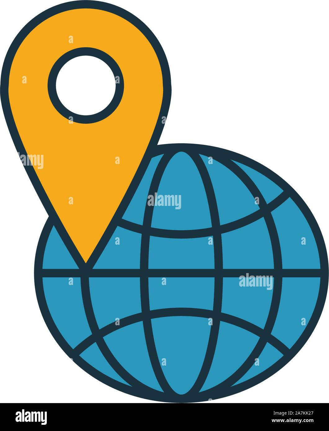 Map Location icon. Simple element from travel icons collection ...