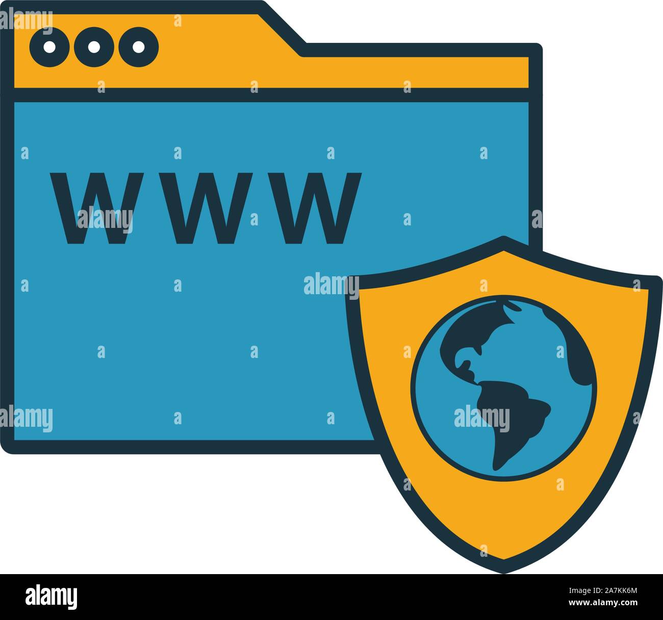 Site Security icon. Simple element from icons collection. Creative Site ...