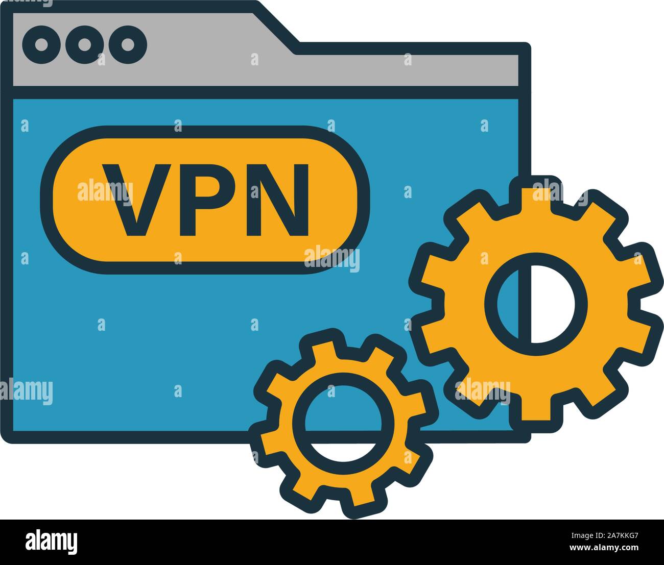 Vpn Software icon. Simple element from icons collection. Creative Vpn ...
