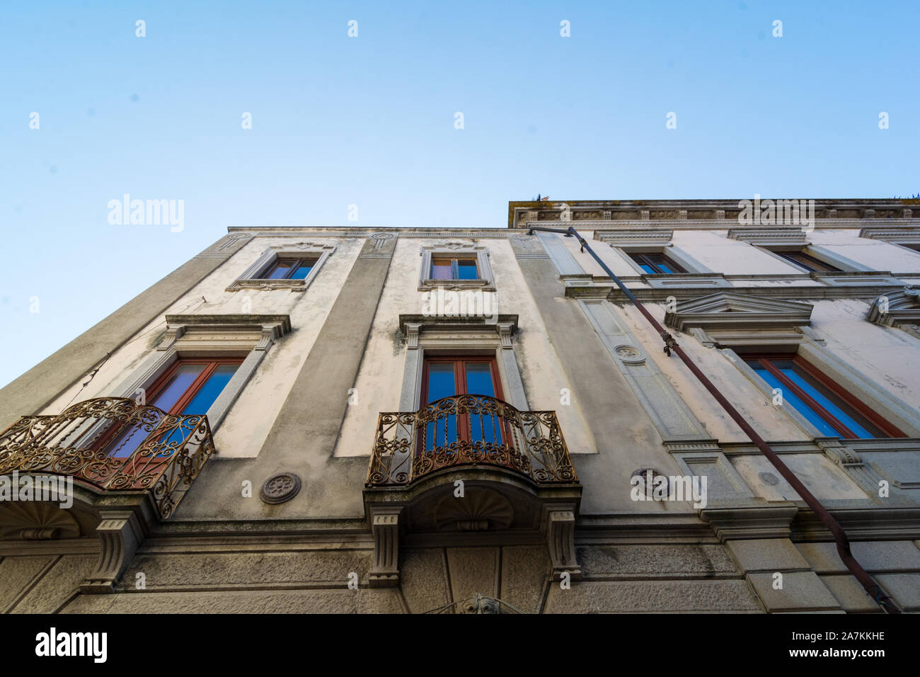 August 23, 2019 - TEMPIO PAUSANIA , Italy: exterior building in TEMPIO ...
