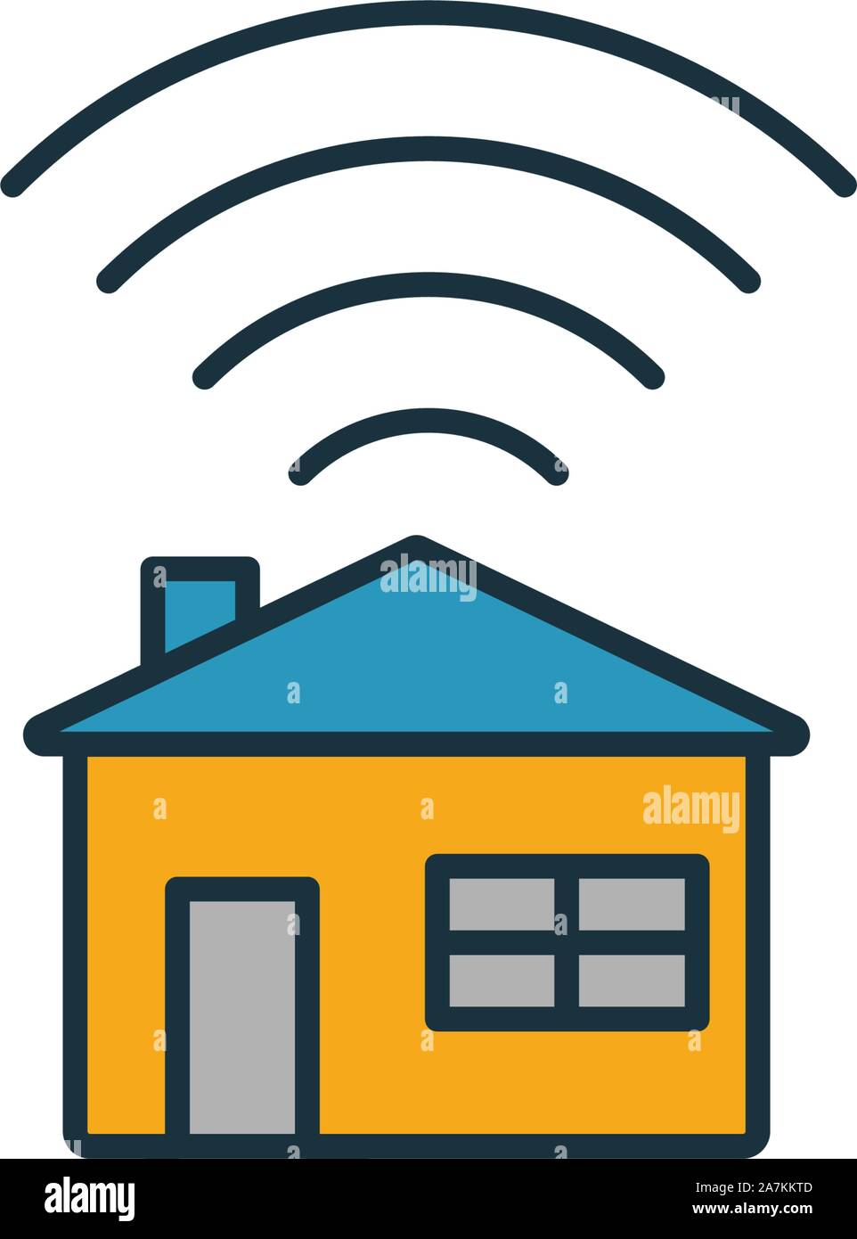Home Wifi icon. Simple element from icons collection. Creative Home ...