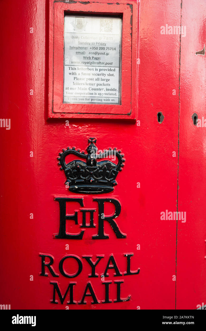 Gibraltar post box hi-res stock photography and images - Alamy