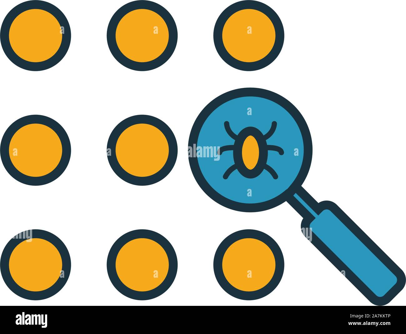 Anti-Virus Detecting icon. Simple element from icons collection ...