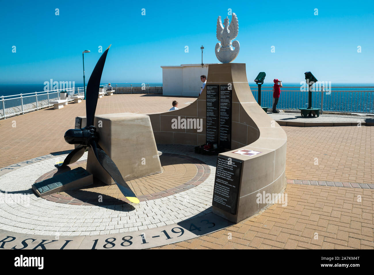 General Wladyslaw Sikorski Monument at Europa Point, Gibraltar, UK ...