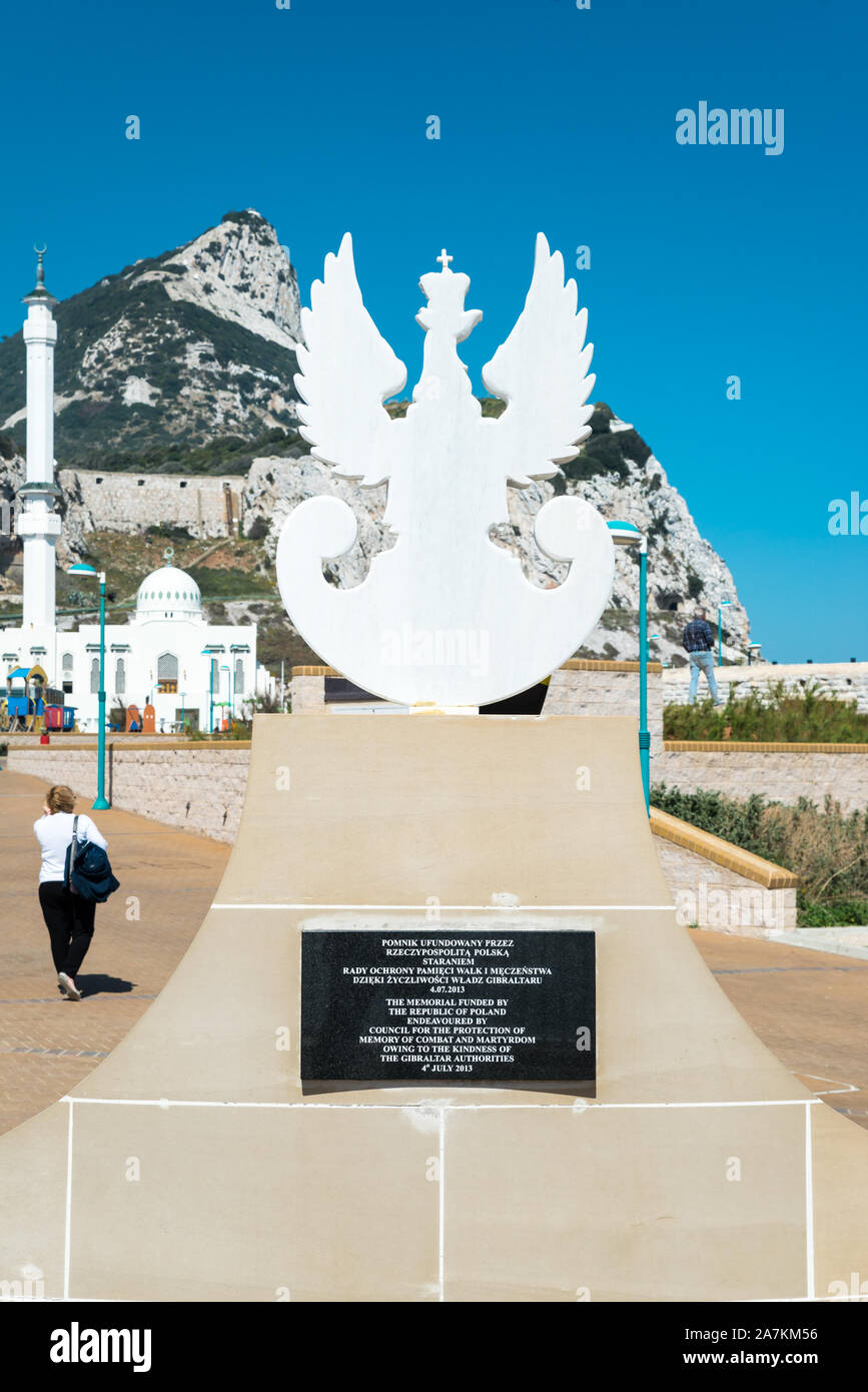 General Wladyslaw Sikorski Monument at Europa Point, Gibraltar, UK ...
