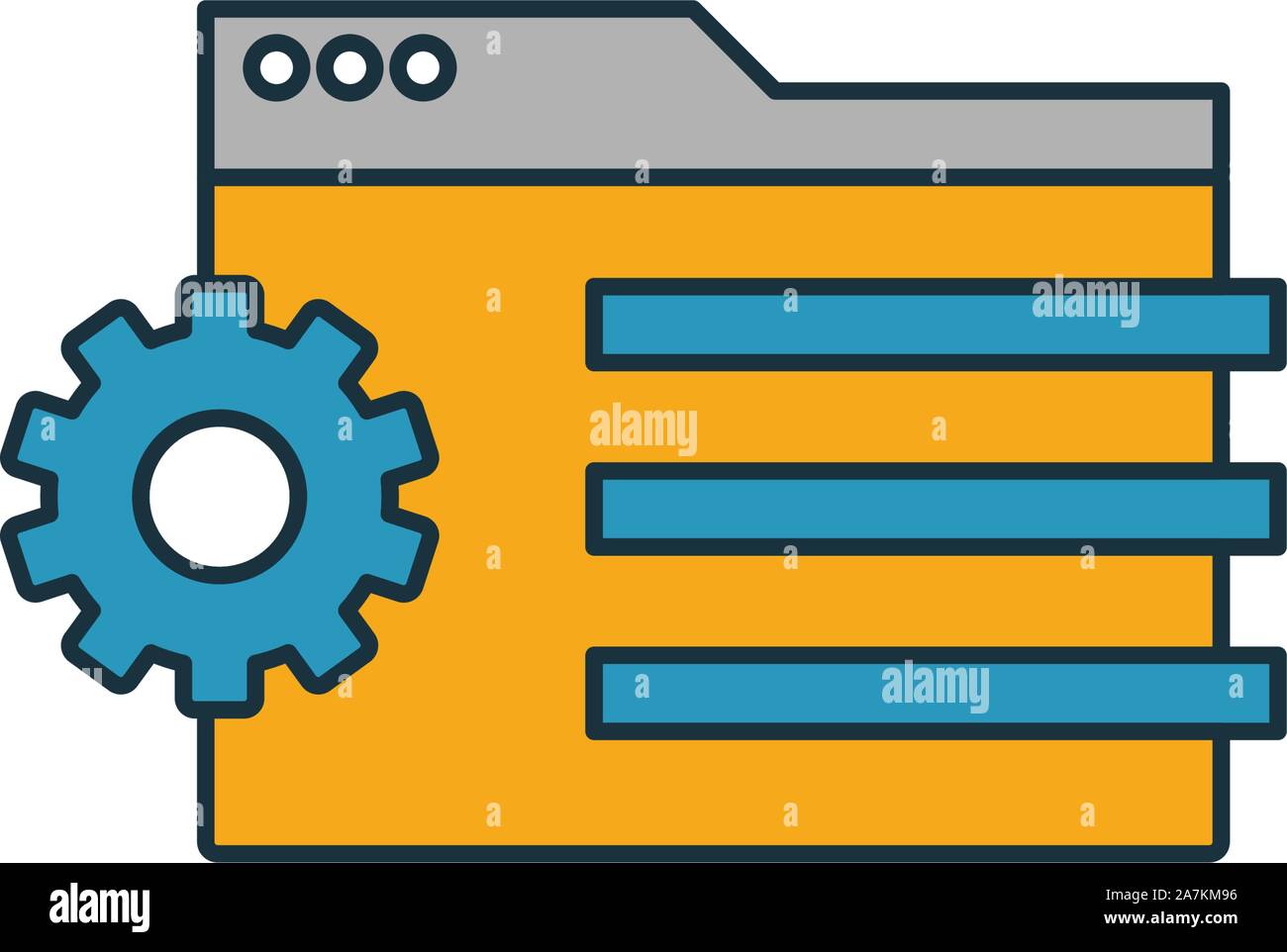 Content Management icon. Simple element from web development icons collection. Creative Content ...