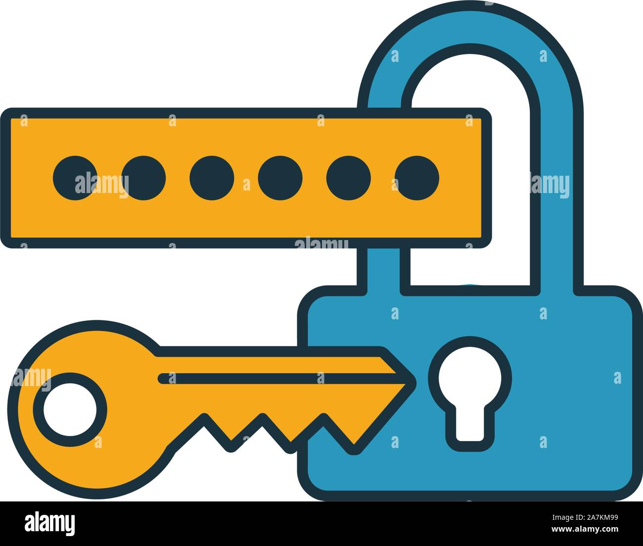 Security Login icon. Simple element from web development icons ...