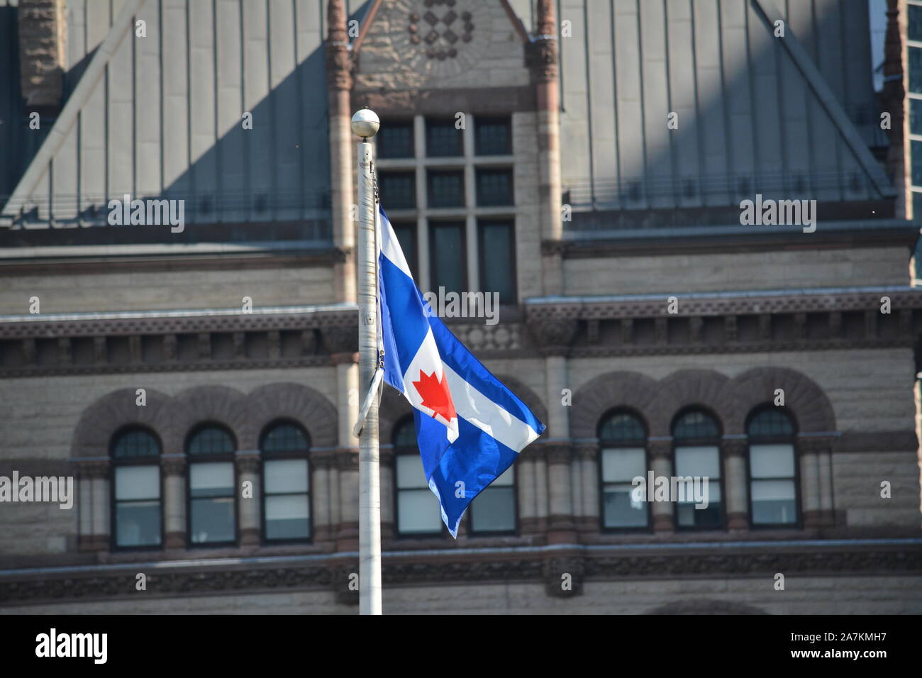 House with canadian flag toronto hi-res stock photography and images ...