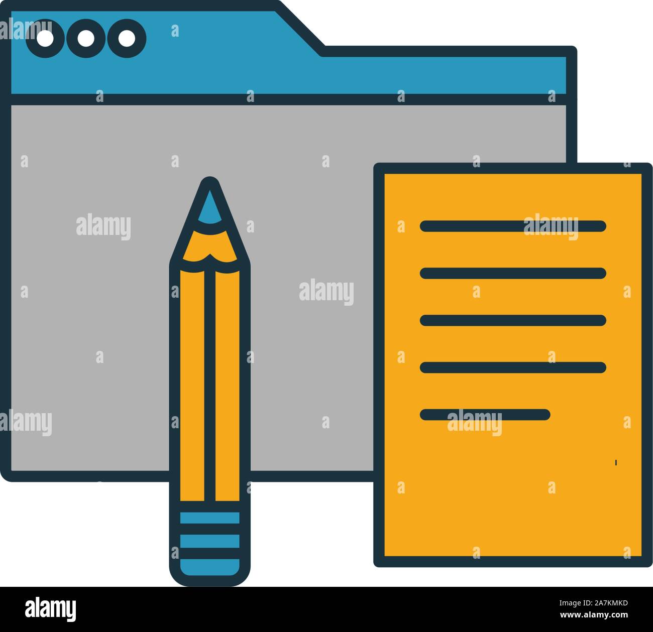 Copywriting icon. Simple element from web development icons collection ...