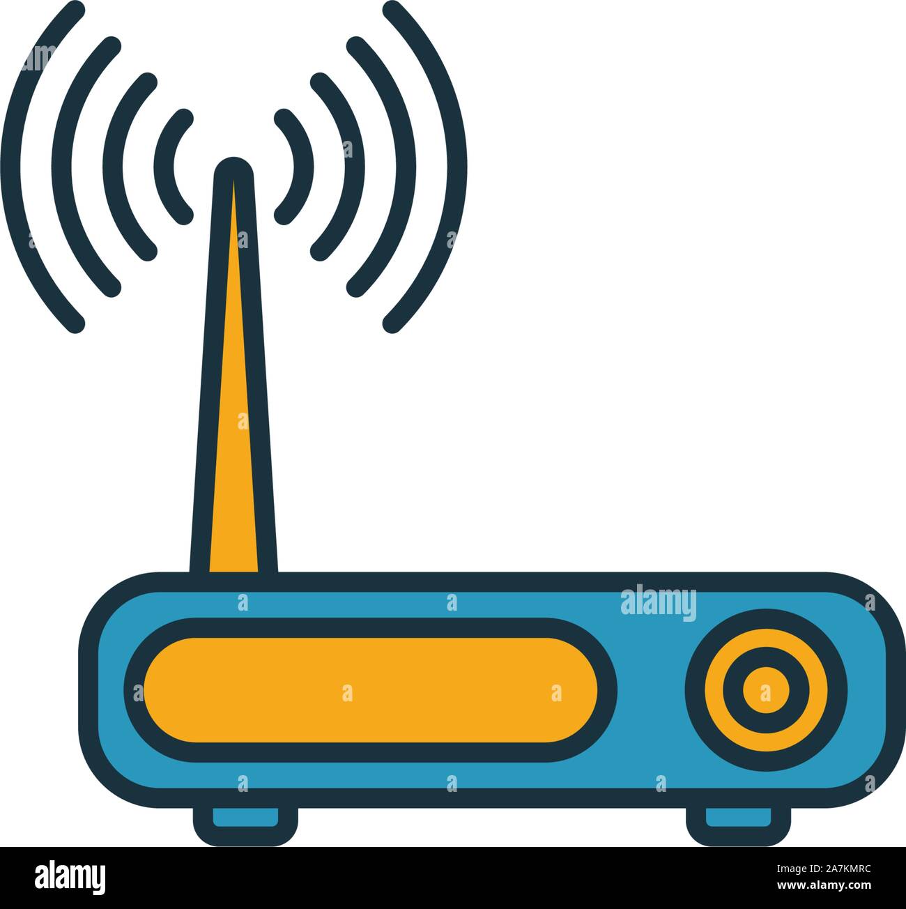 Modem icon. Simple element from web hosting icons collection. Creative Modem icon ui, ux, apps ...