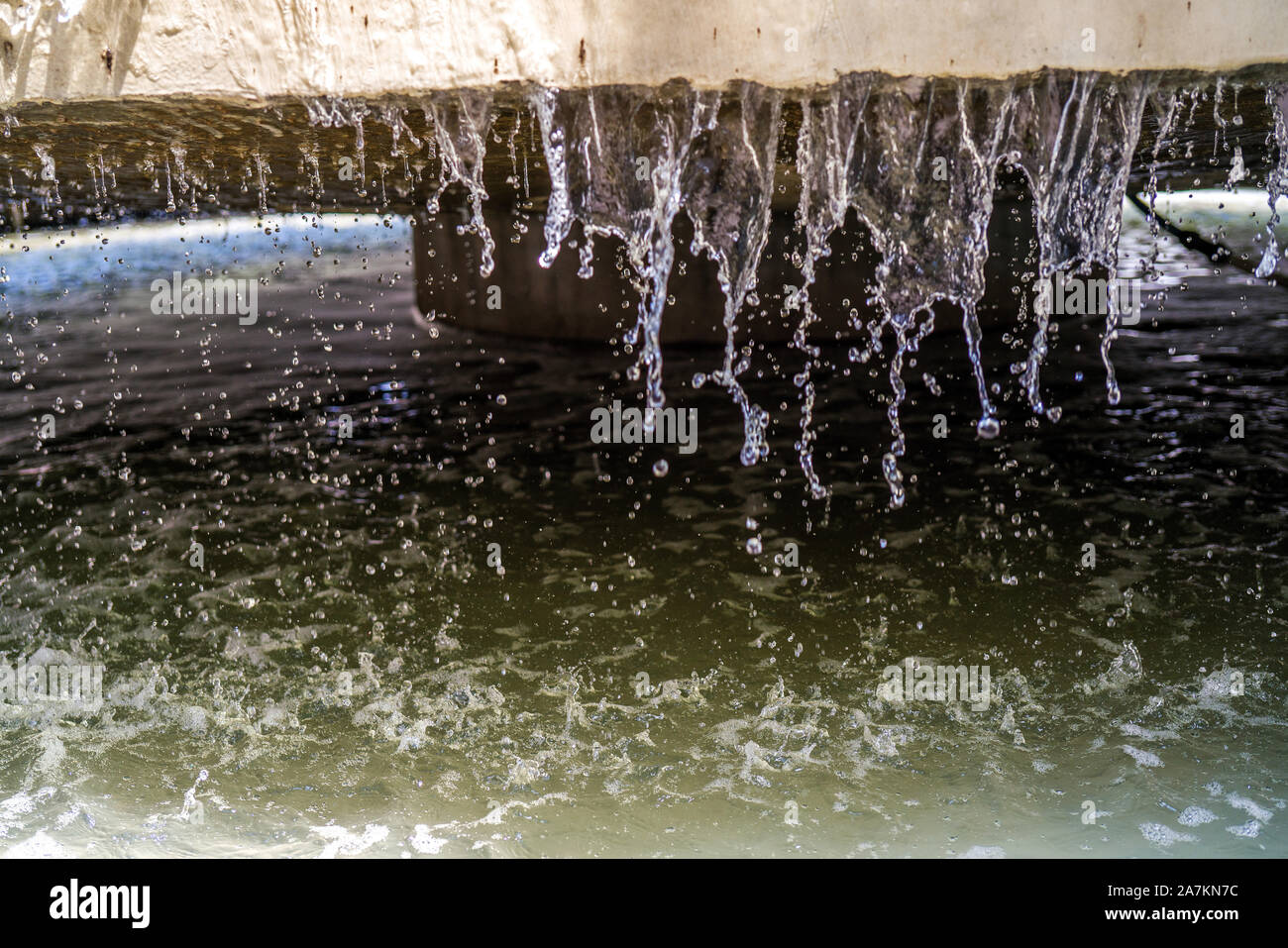 water drops ornamental pool close-up photo Stock Photo - Alamy