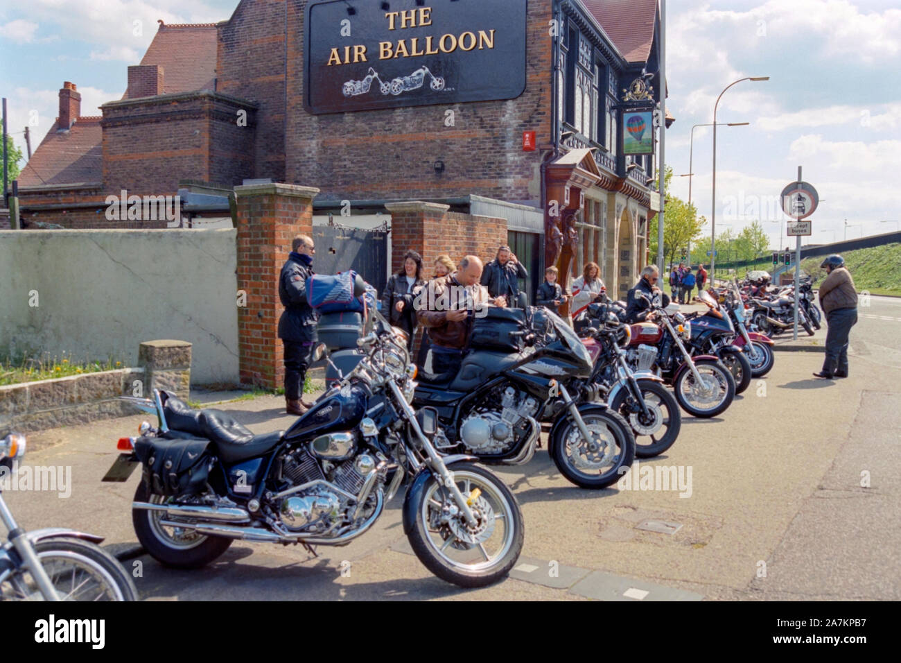 large gathering of bikers and their motorbikes at a rally organised by ...