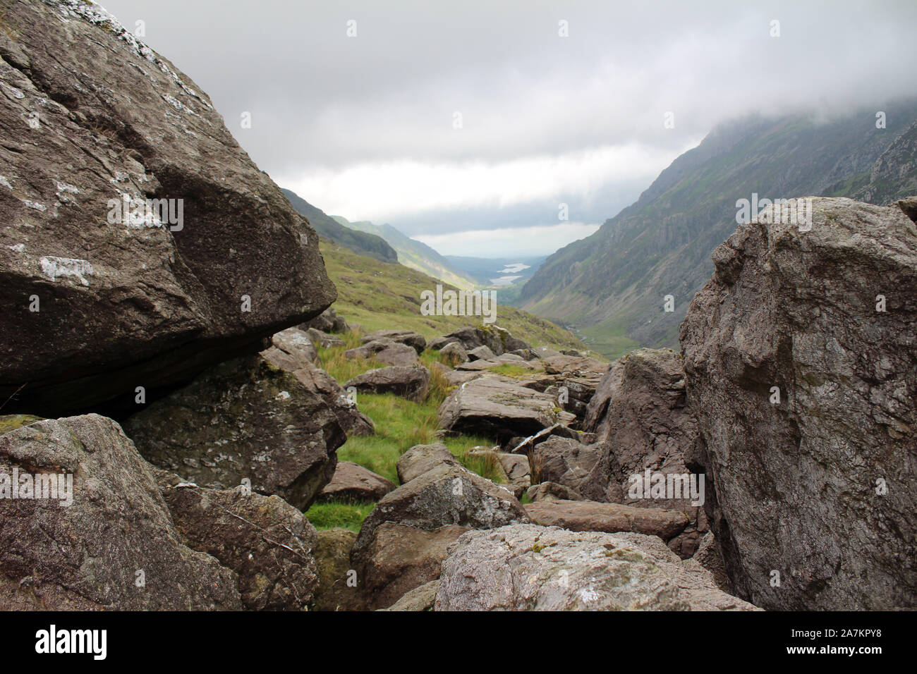 Snowdon summit panorama hi-res stock photography and images - Alamy